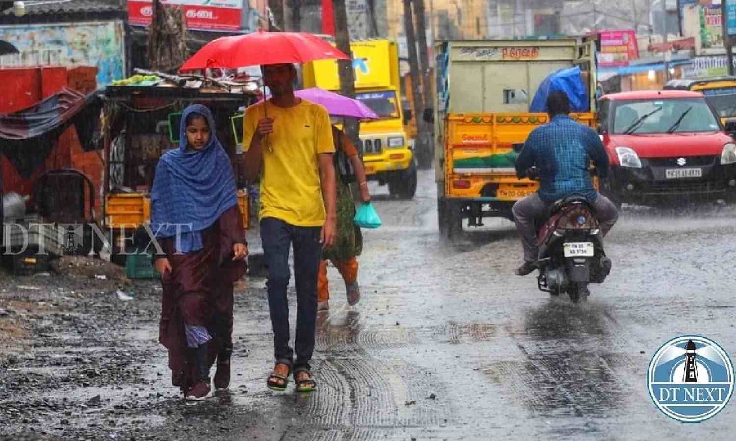 Light to moderate rain likely in 7 dists of TN for next 3 hrs