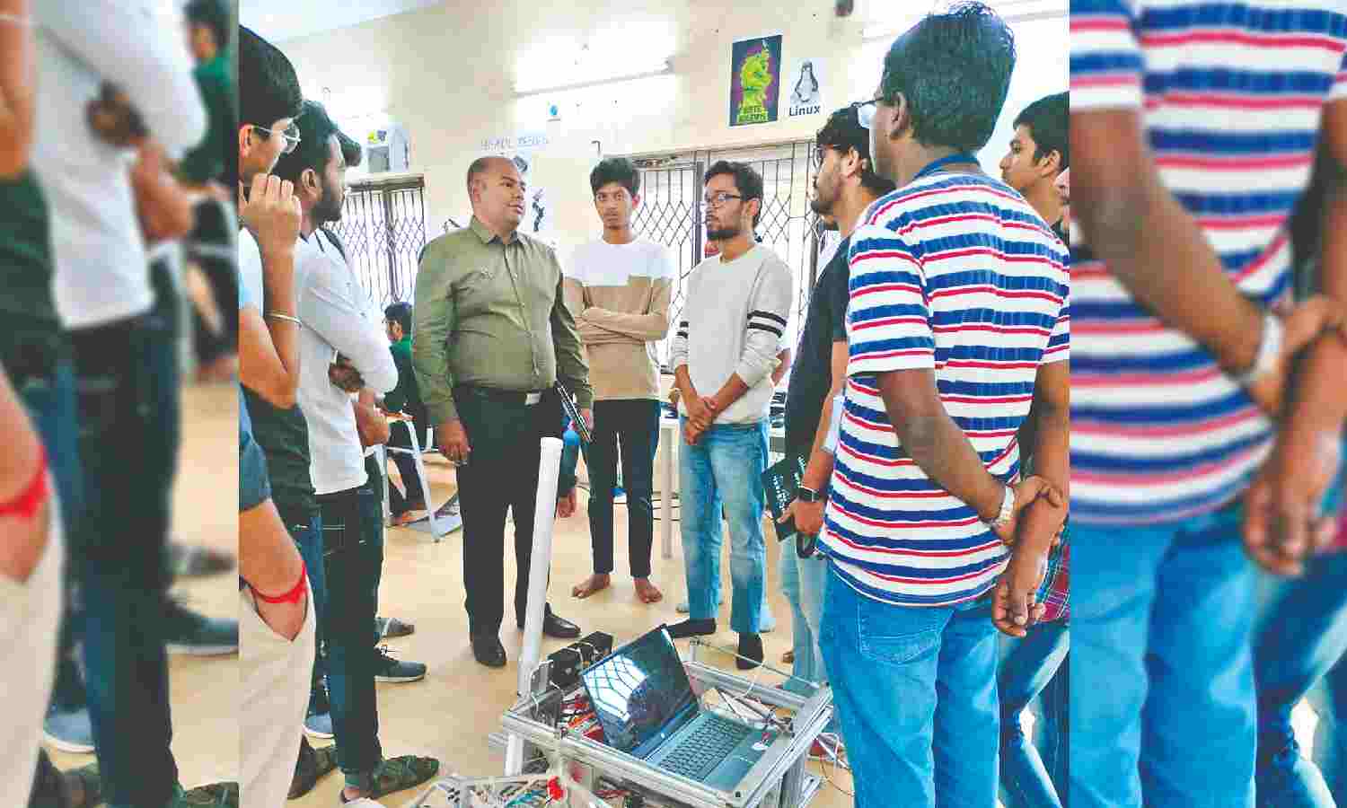 Mars rover model made by IIITDM students wins award