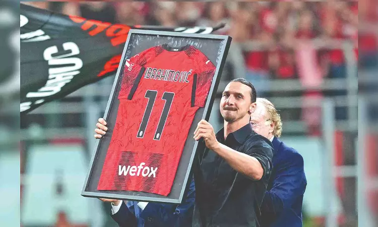Veteran striker Ibrahimovic bids goodbye at 41