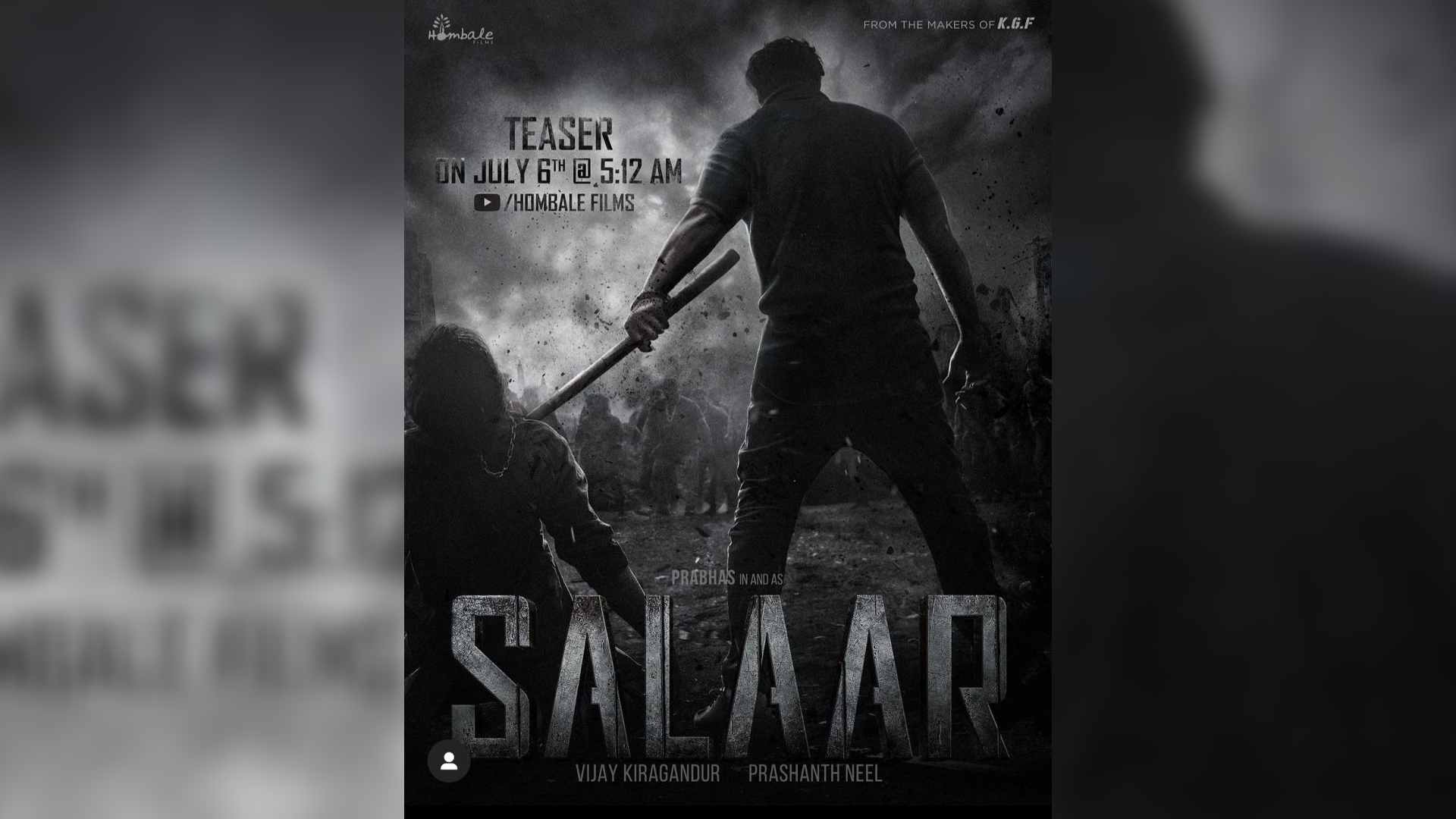 Prabhas-starrer action thriller 'Salaar' teaser to be out on this date