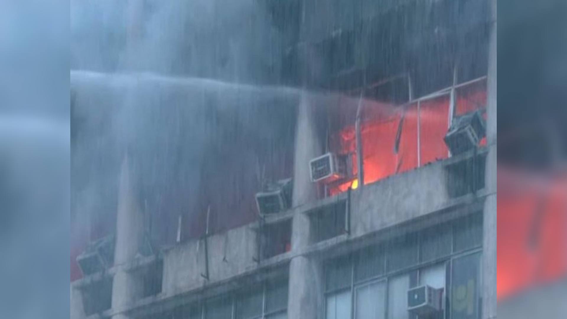 Delhi: Massive fire breaks out at DCM building on Barakhamba Road