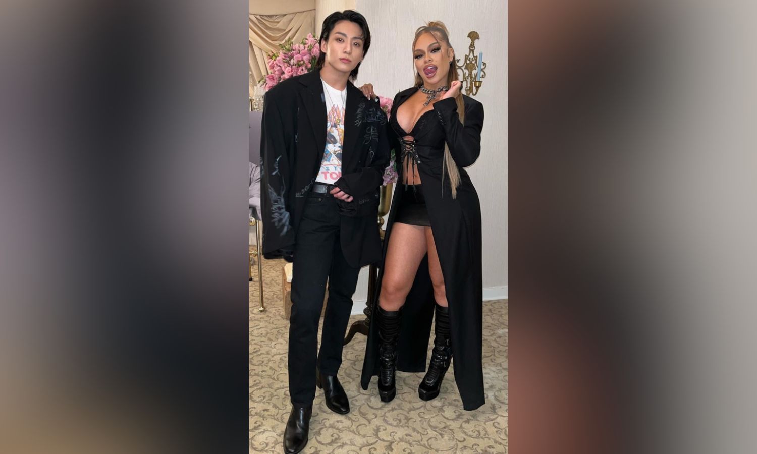 Jungkook, Latto celebrate scoring first No. 1 on Hot 100 with 'Seven'