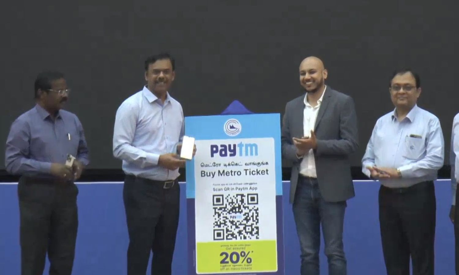 CMRL launches QR ticketing on Paytm App