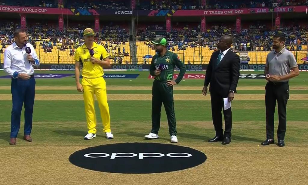 CWC 2023: PAK wins the toss, opts to bowl against AUS
