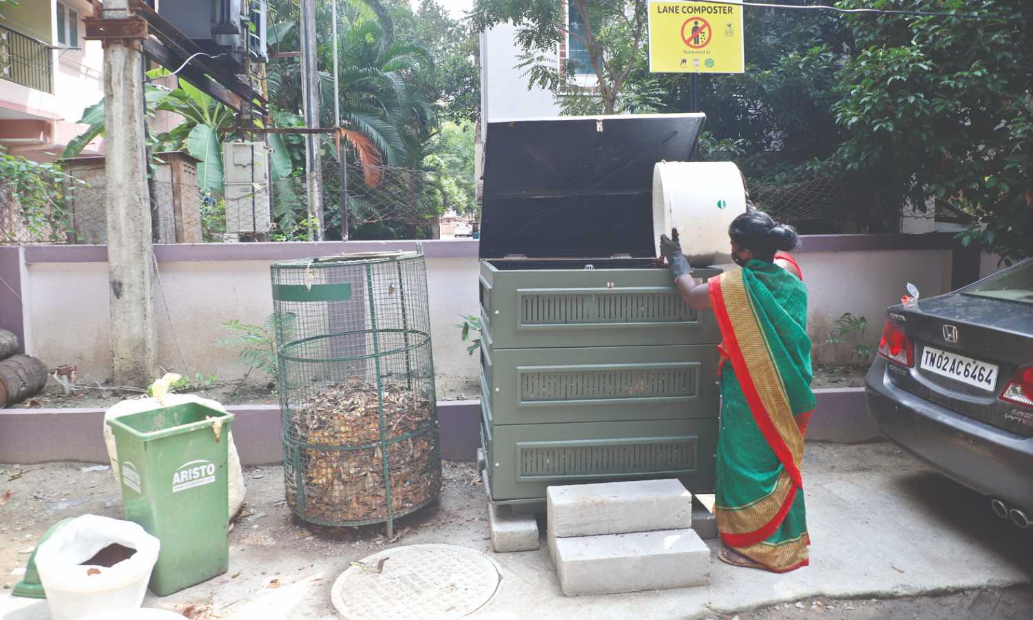 Composter installed by Adyar residents processes 800 kg of wet waste ...