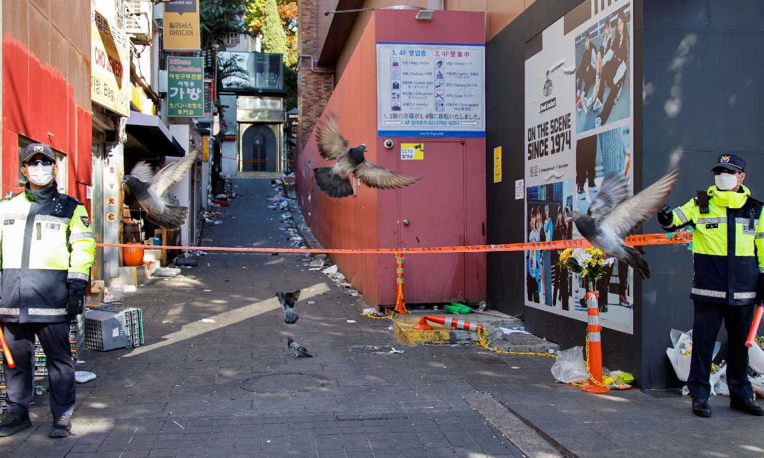 Intensive crowd control measures in S.Korea's most crowded ...