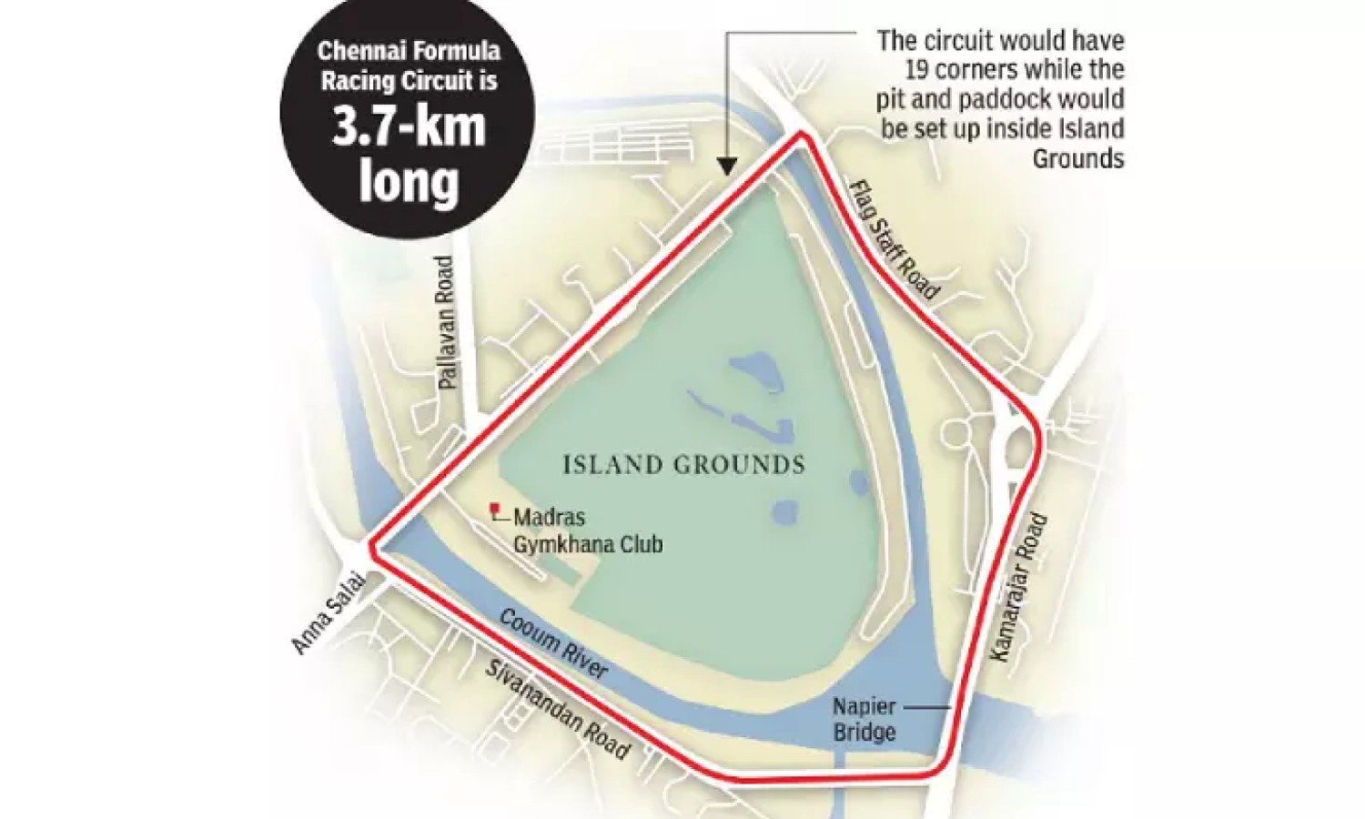 F4 night street race to see light of the day in Chennai on August 31