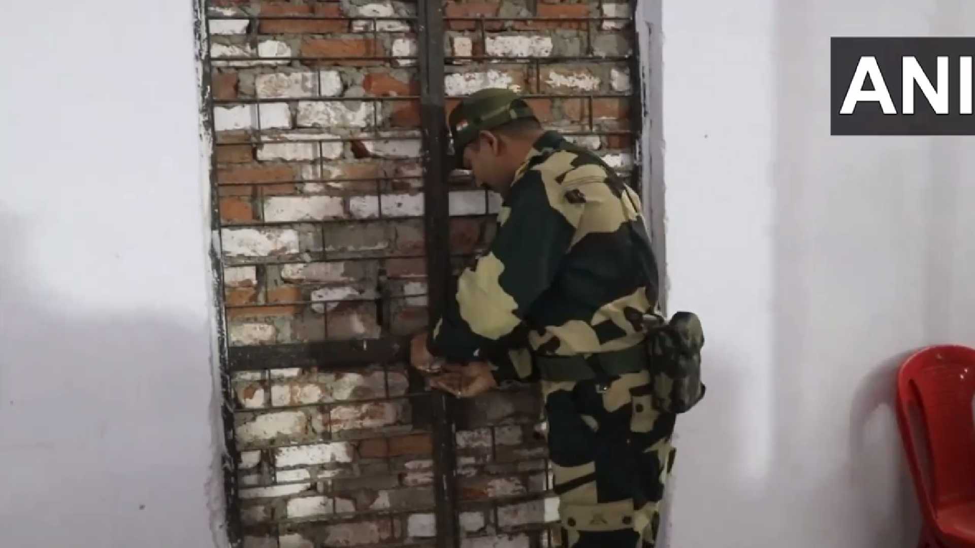 Brick-wall secured EVM strong room opened at... ... 5 States Assembly ...