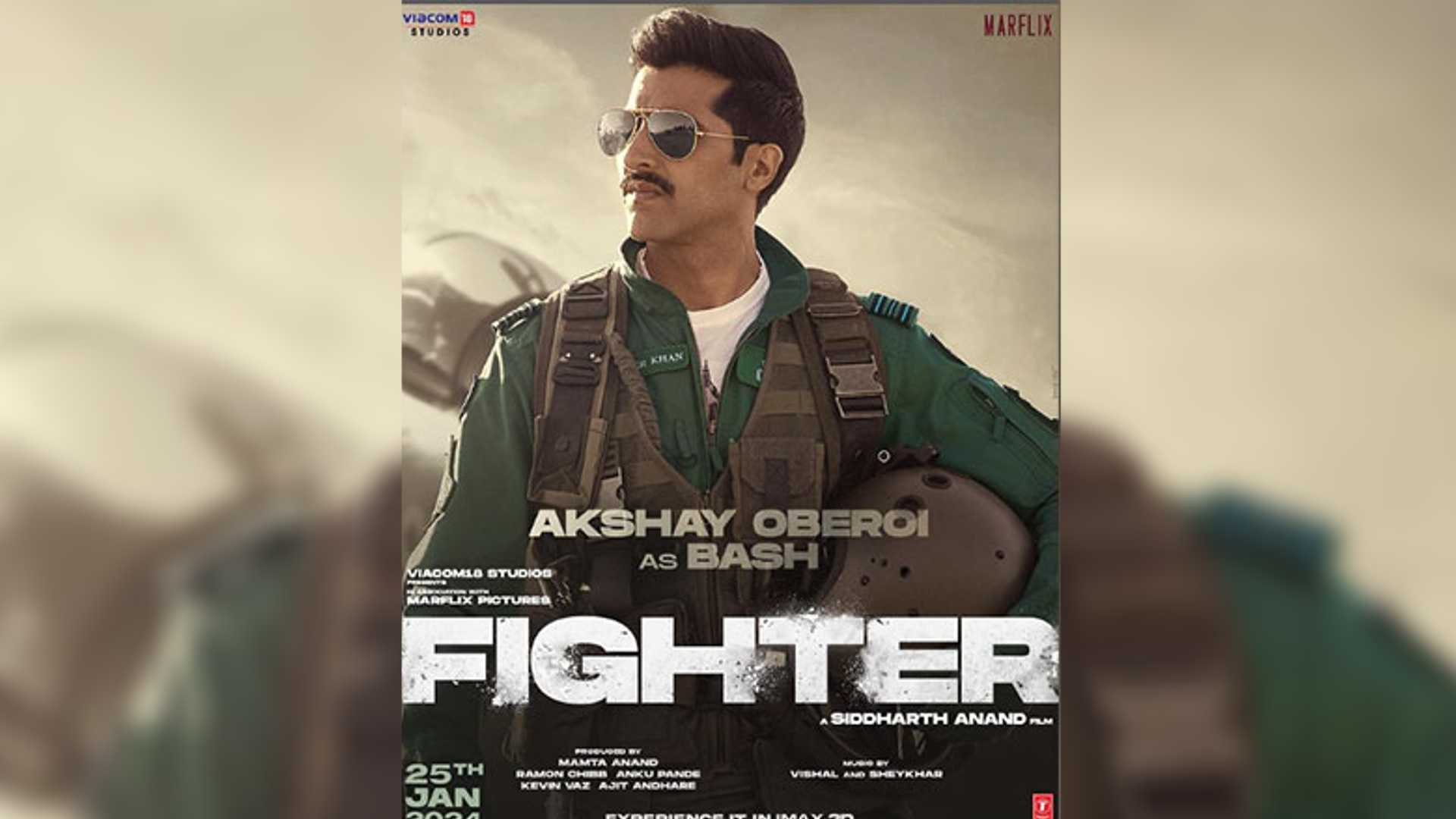 'Fighter' new poster: Meet Akshay Oberoi as Squadron Leader Basheer Khan
