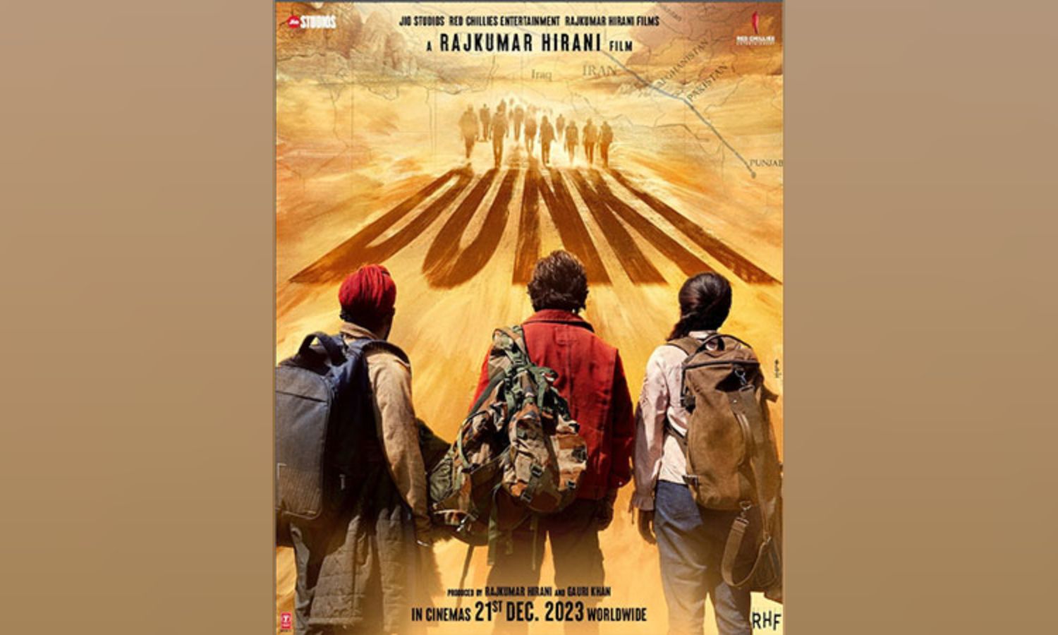 Shah Rukh Khan unveils 'Dunki' new poster