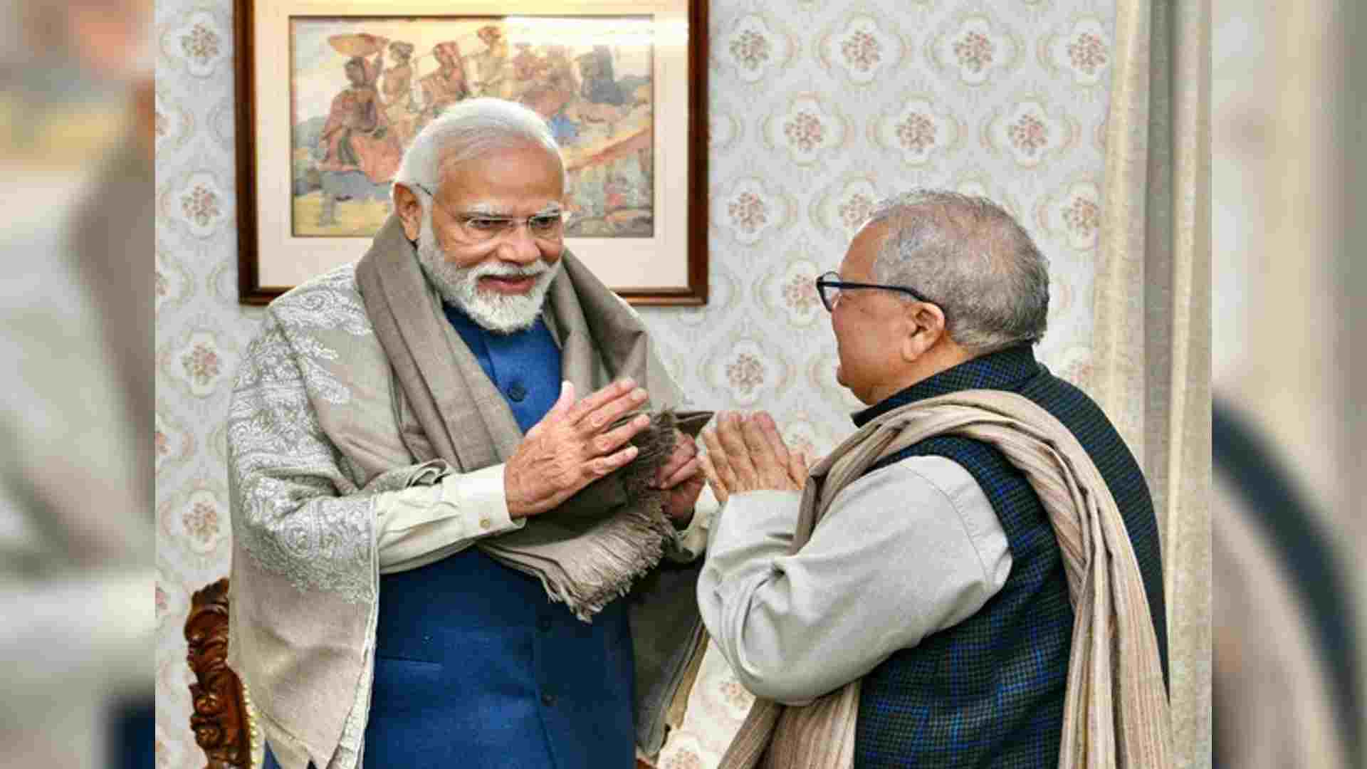 Rajasthan Governor calls on PM Modi in Jaipur