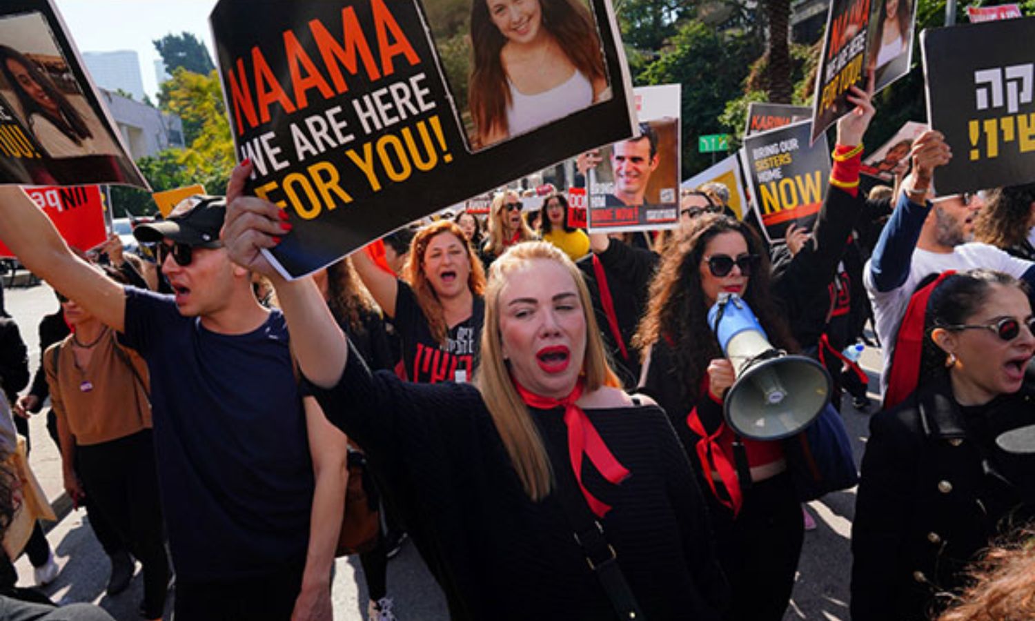 Tel Aviv women march for hostages’ release, demand swift action