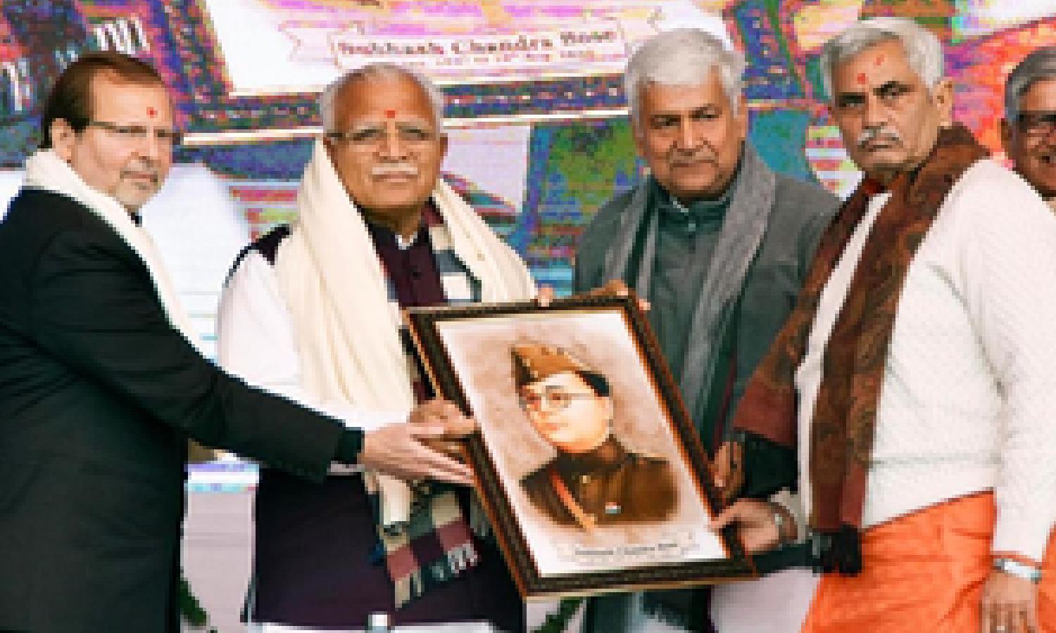 Haryana honours three soldiers of Azad Hind Fauj