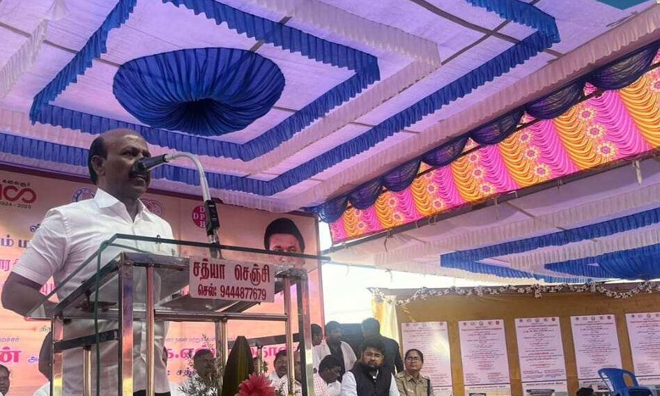 Ma Su inspects construction of Tindivanam Government District ...