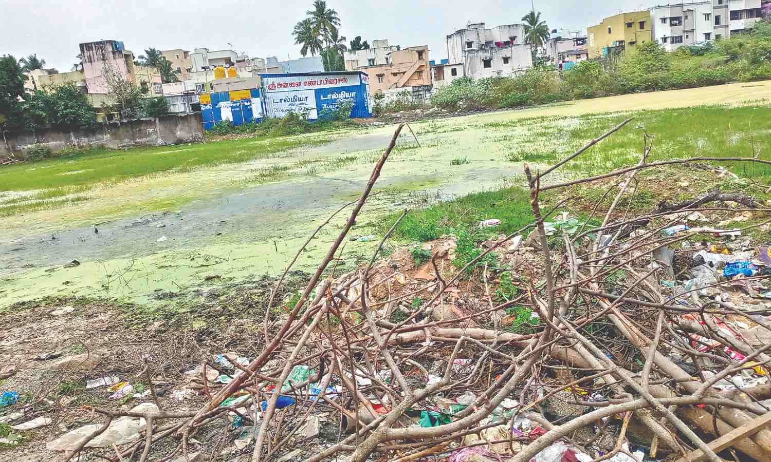 Citizen Connect: Rains gone, but playground in Anakaputhur still inundated
