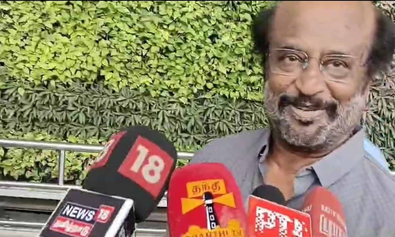Actor Rajinikanth congratulates Vijay on his political entry