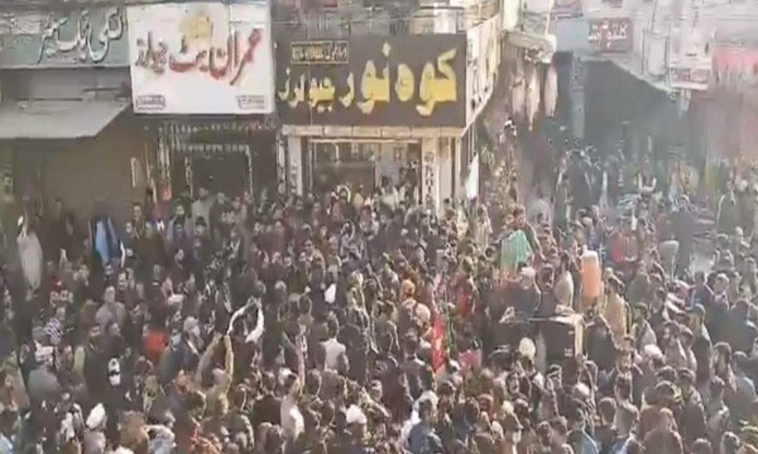 Pakistan Tehreek-e-Insaf holds protest against rigging of election results