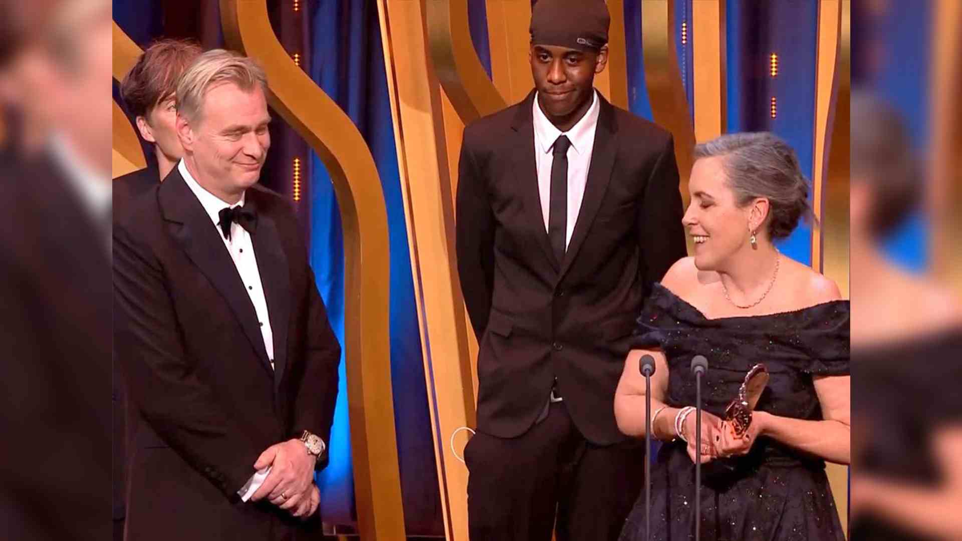 Bafta issues statement after prankster crashes 'Oppenheimer' team's speech