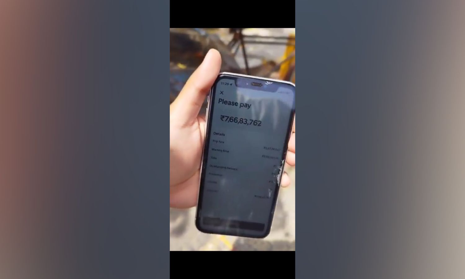 Viral: Uber bill comes ‘whopping’ ₹7.66 cr for an auto ride, netizens ...