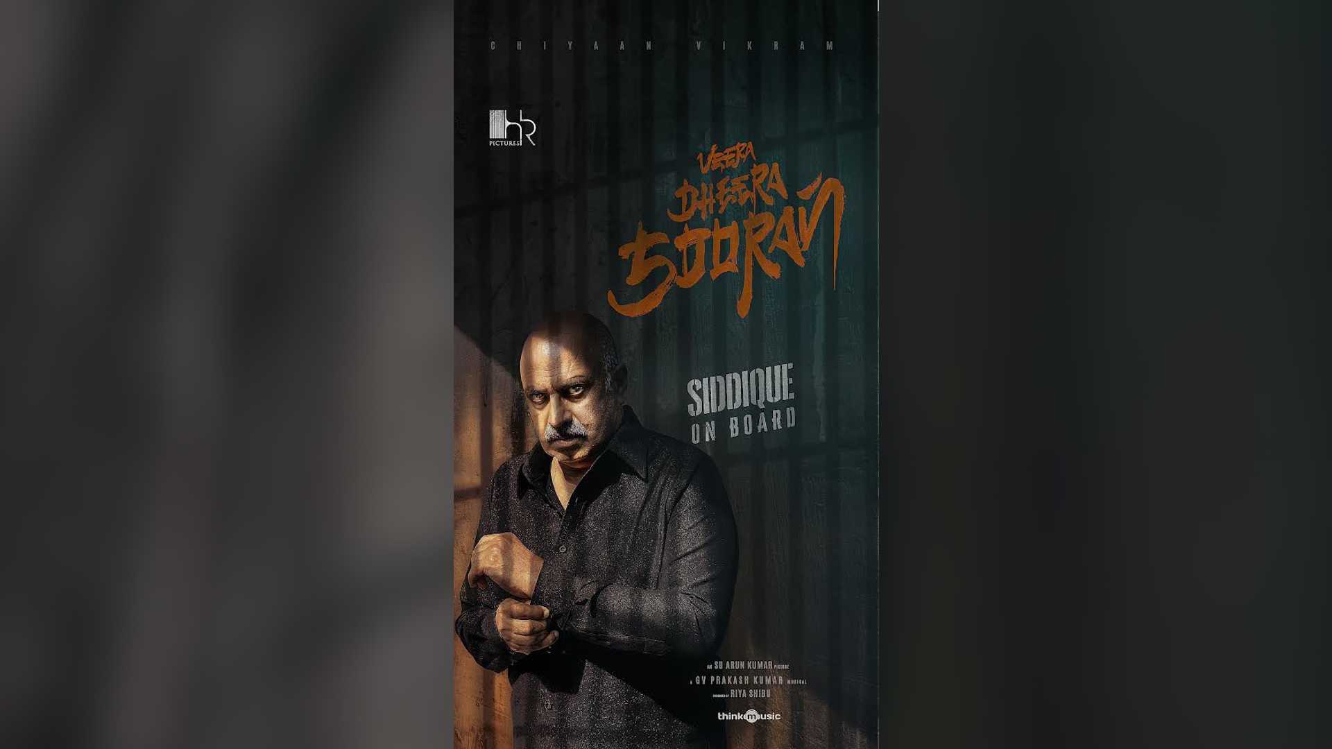 Malayalam actor Siddique on board Vikram’s Veera Dheera Sooran