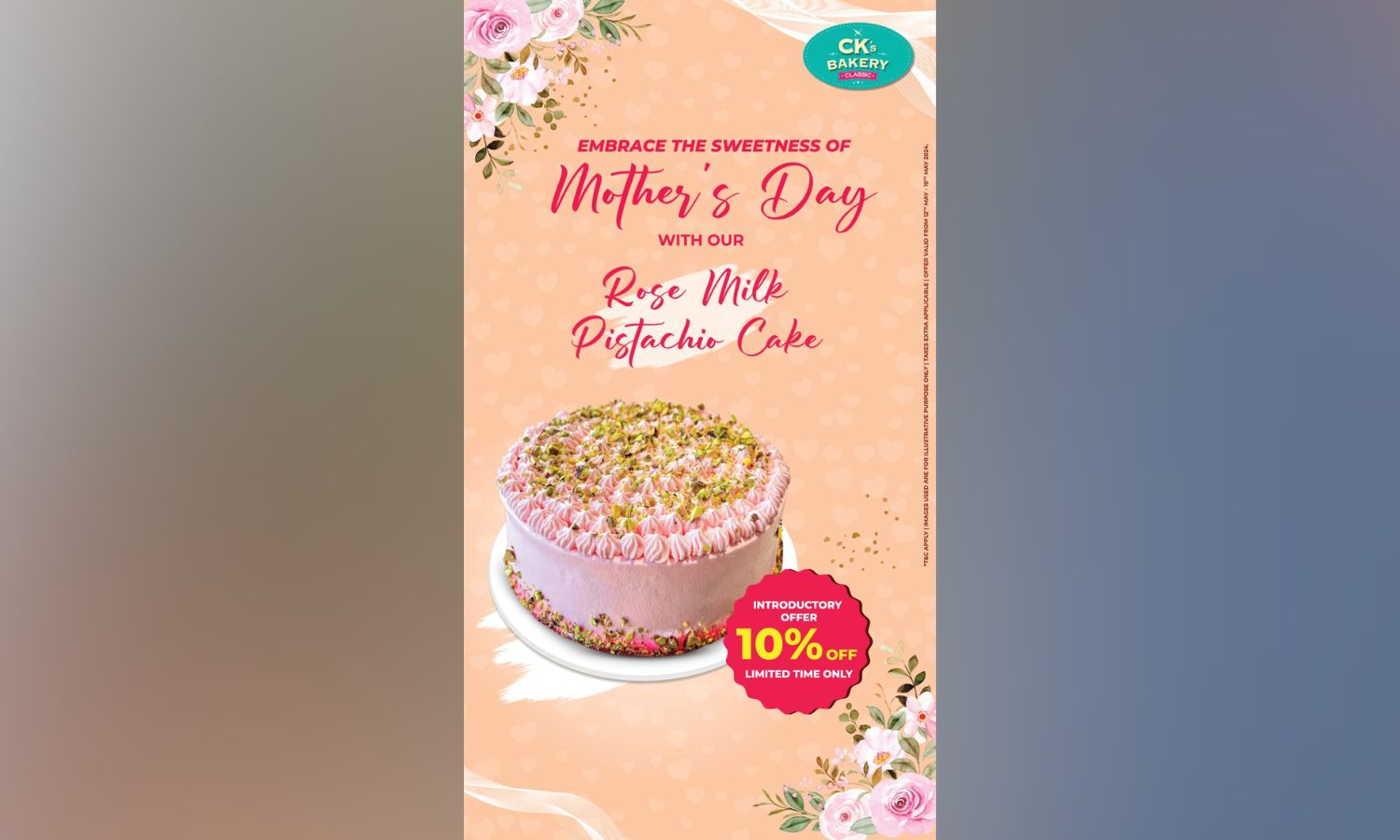 CK’s Bakery rings in Mother's Day week with newly launched rose milk ...