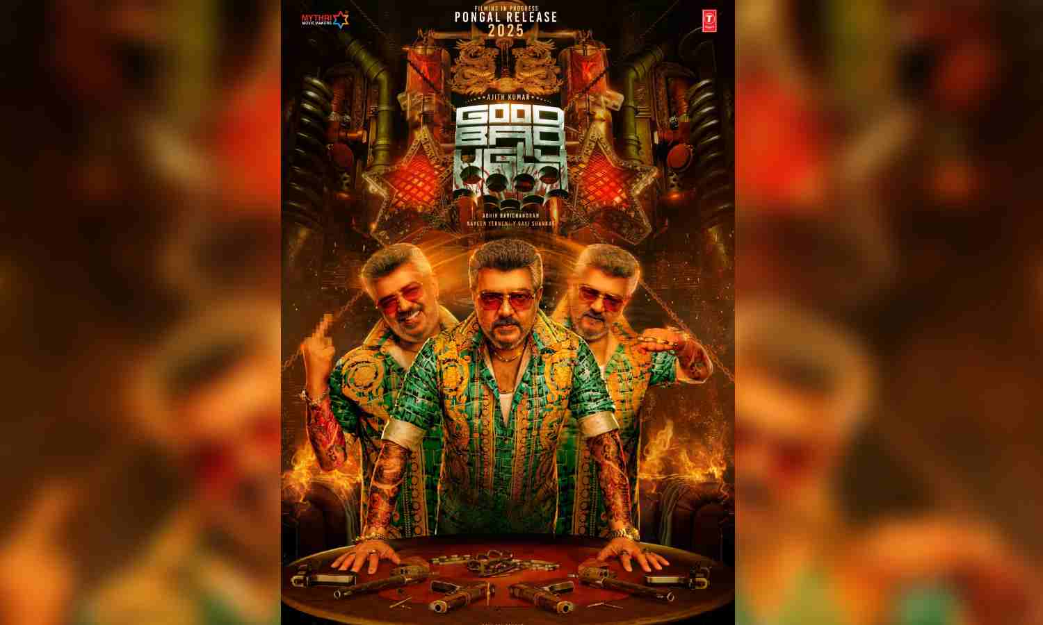 Ajith turns funky in Good Bad Ugly's first look poster; triple role in ...