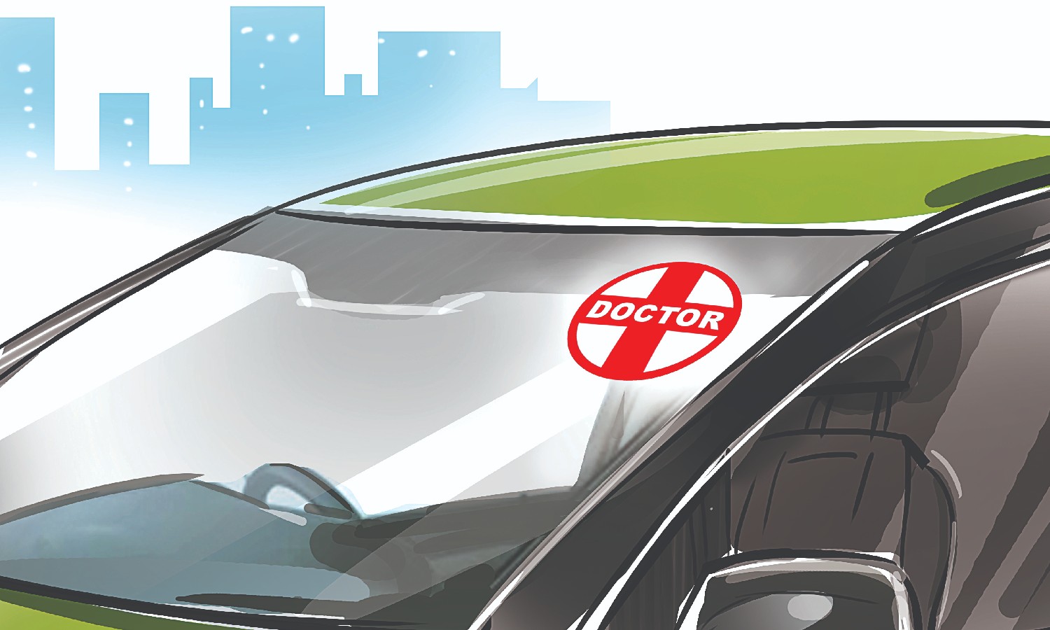 'No action against doctors who sport stickers related to profession on ...