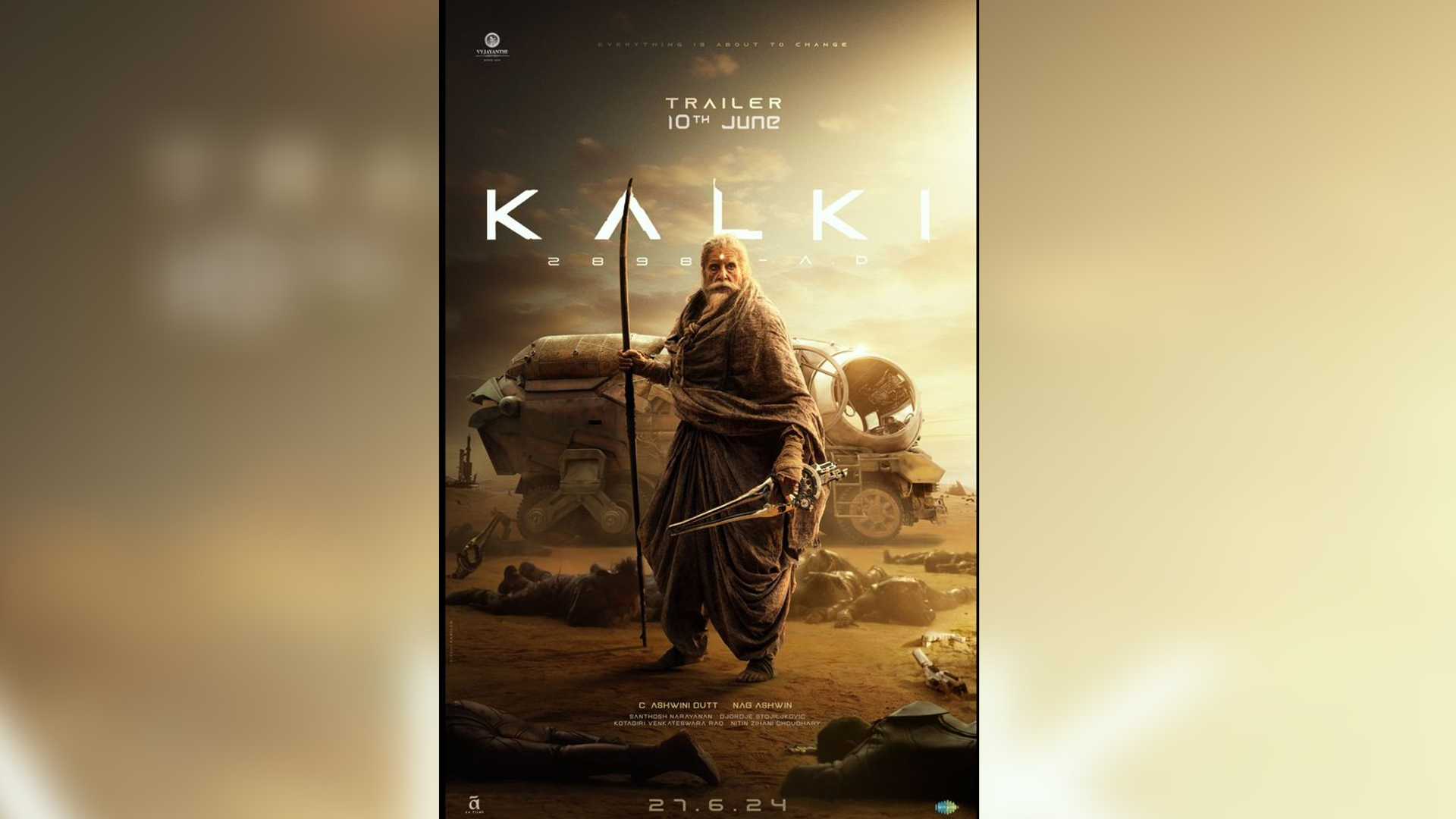 Big B flaunts astra, gem on forehead as Ashwatthama from 'Kalki 2898 AD'