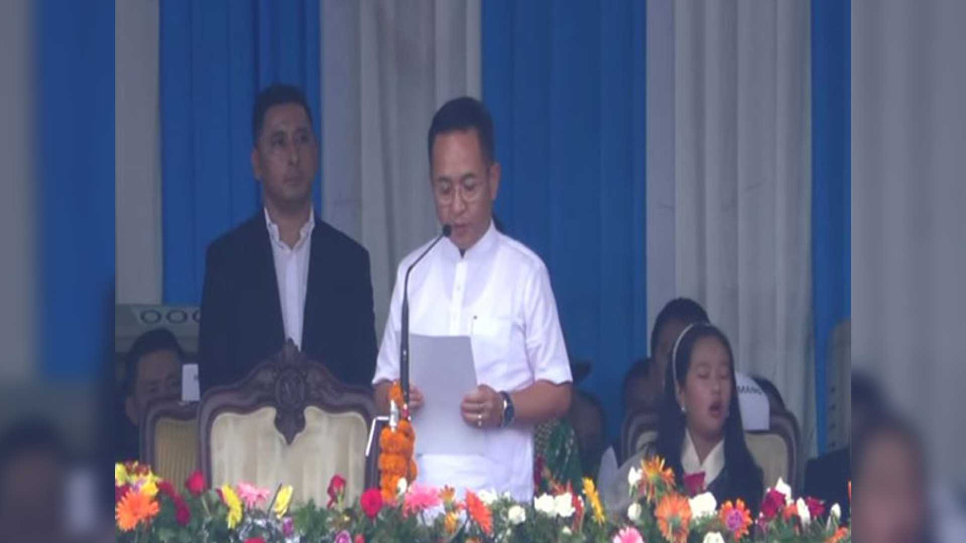 Prem Singh Tamang takes oath as Sikkim Chief Minister for second ...