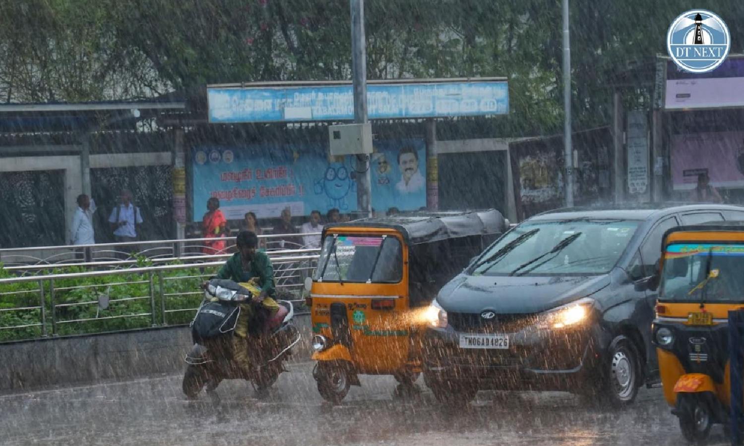 Fast-moving thunderstorms bring sudden rains to Chennai