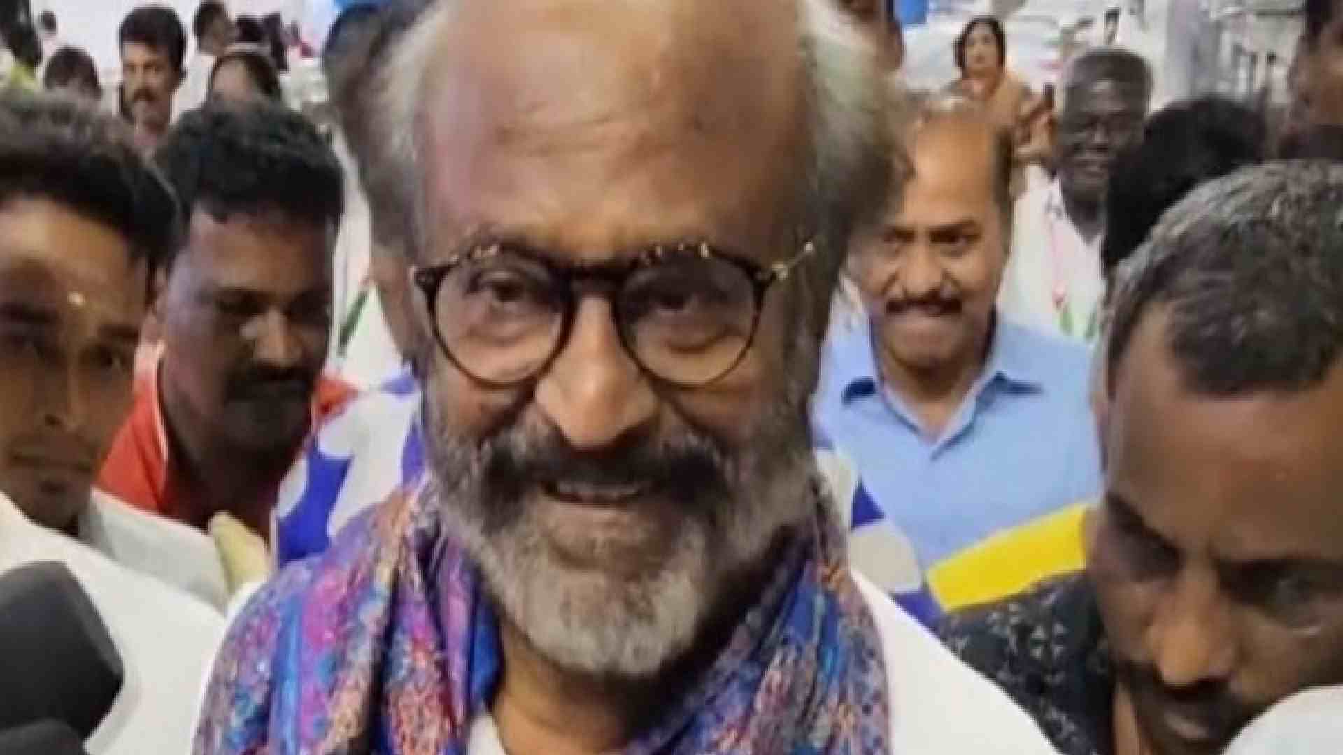 Rajinikanth returns to Chennai after attending Anant-Radhika's wedding