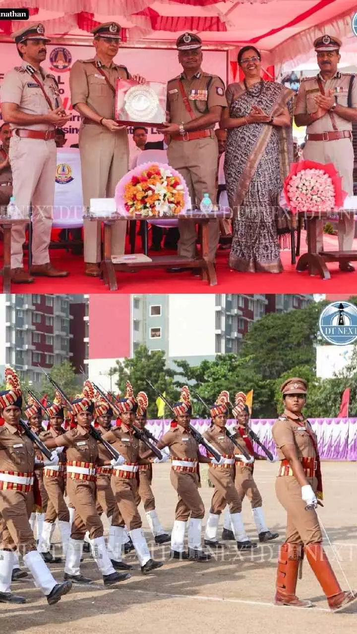Farewell parade for Dr. A K Viswanathan, Director General of Police and Chairman & Managing ...