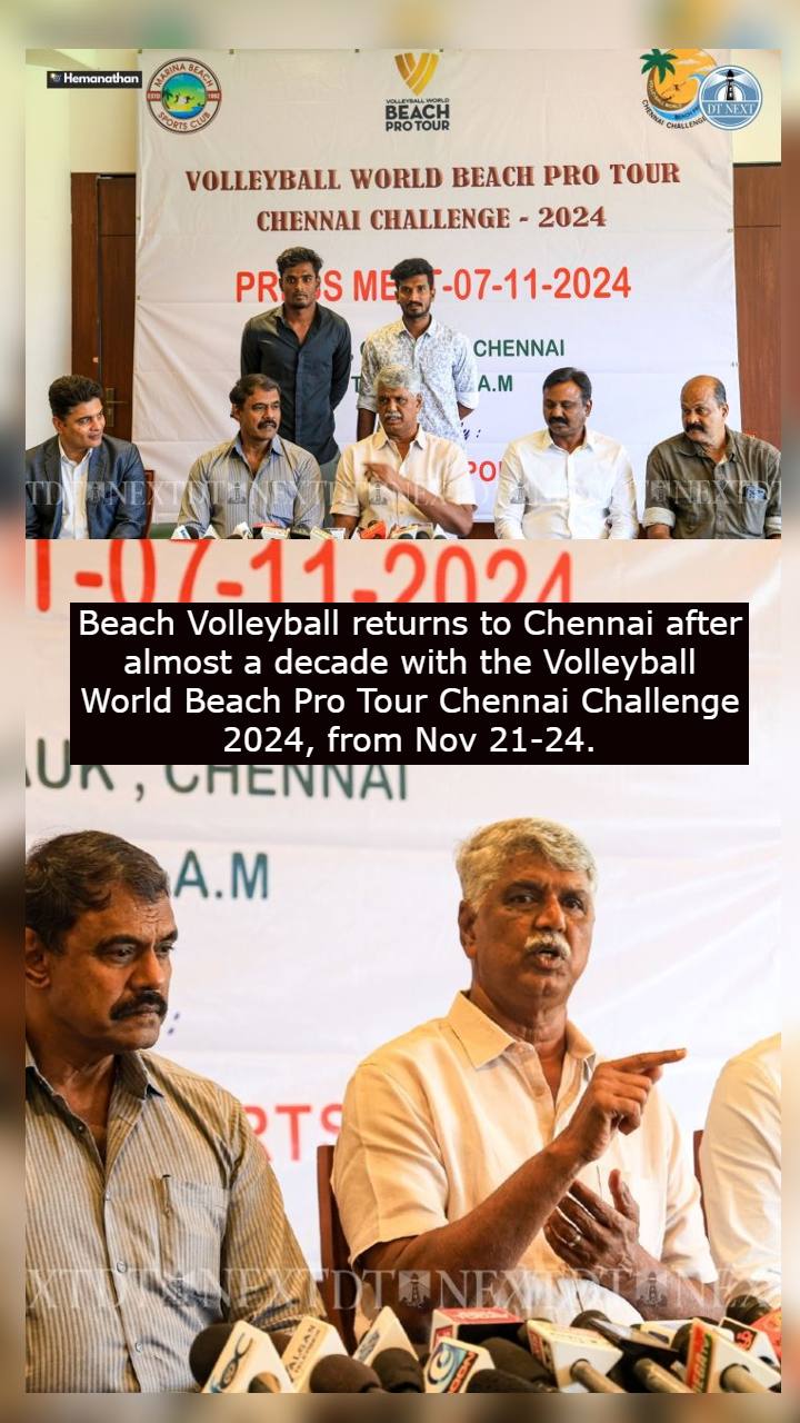 Beach Volleyball returns to Chennai after almost a decade with the Volleyball World Beach Pro ...