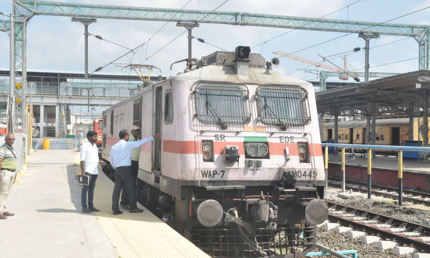 Madurai-Bodinayakkanur electric loco train trial run conducted successfully
