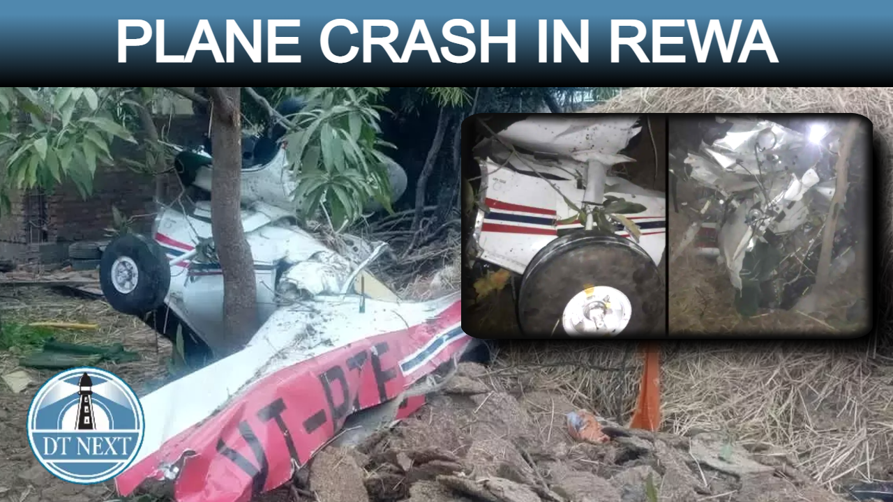 A Plane Crashed Into A Temple In Rewa