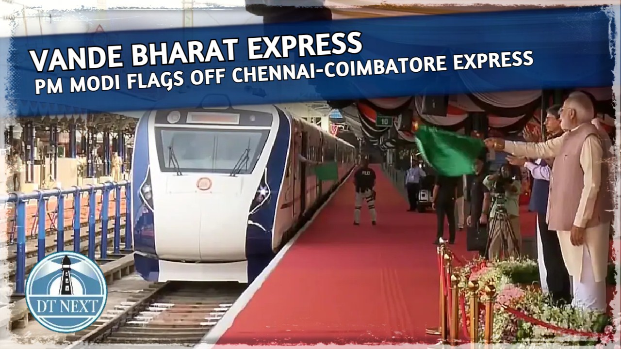 Modi flags off Chennai-Coimbatore Vande Bharat Express train