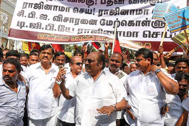 DMK plans non-stop protests till fall of government