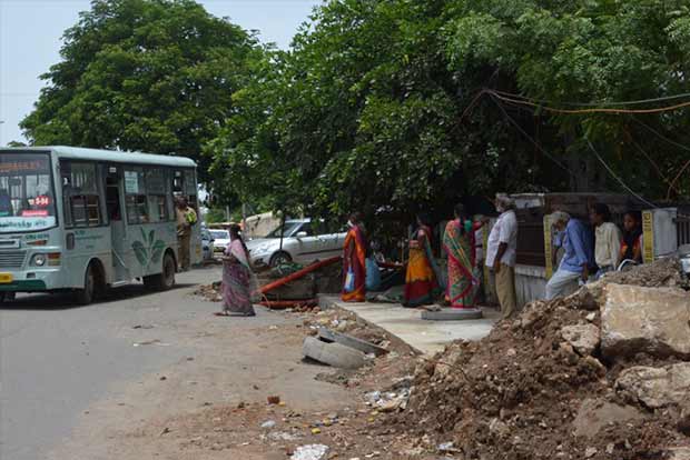 Citizen Connect: Storm water drain construction leaves commuters ...
