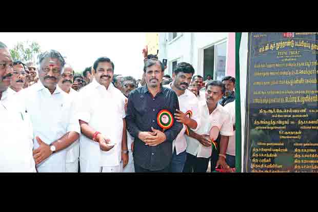 Chief Minister opens country’s tallest film studio in MGR’s memory