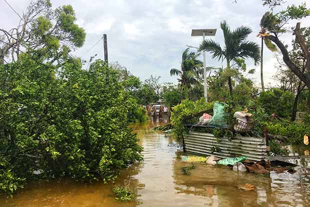 Fiji escapes widespread damage from Cyclone Gita