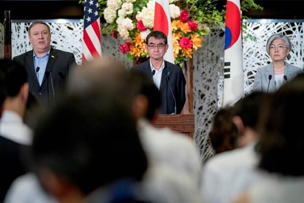 Japan's Abe praises Pompeo after Pyongyang's 'gangster-like' accusation