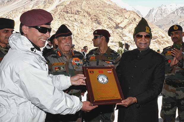 President Kovind visits Siachen base camp, expresses gratitude to soldiers