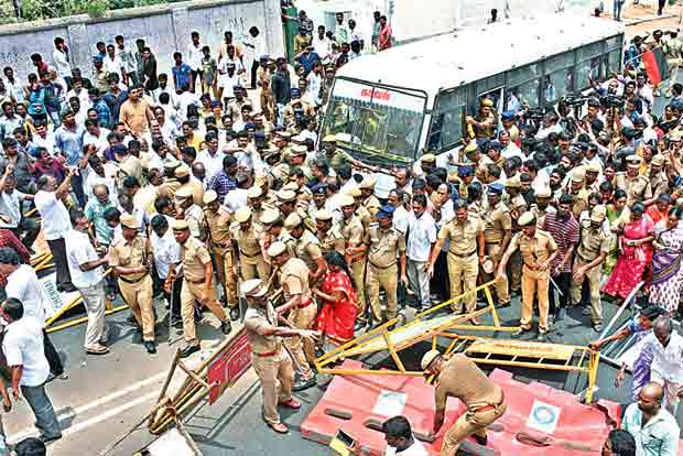 Protests continue even on third day, CM’s security beefed up