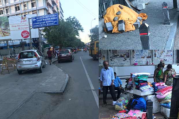 Who stole my pavement? Egmore’s Pantheon Road rife with encroachments ...