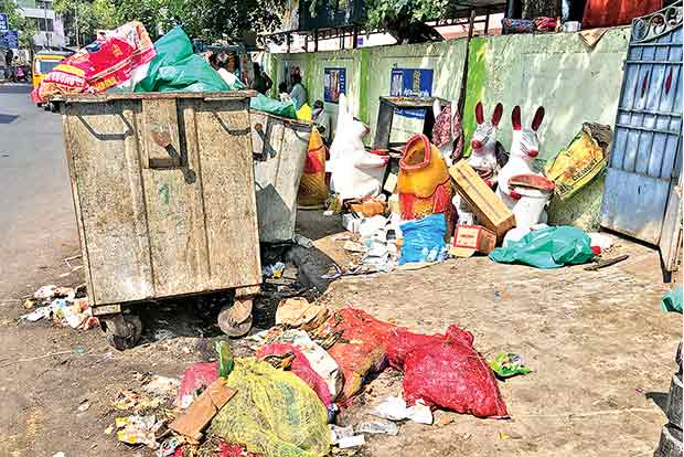 Improper disposal of biomedical waste puts residents at risk on Halls Road