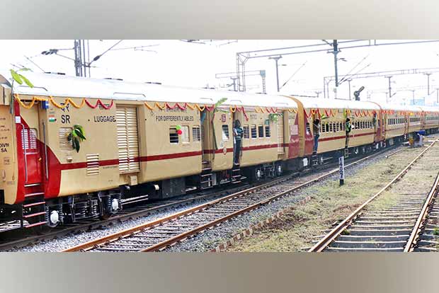 Tiruchy-Howrah train with Utkrisht touch rolls out