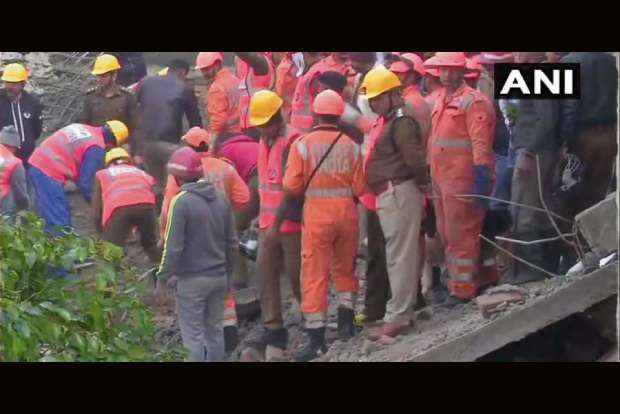 Four-storey building collapses in Gurgaon, seven feared trapped