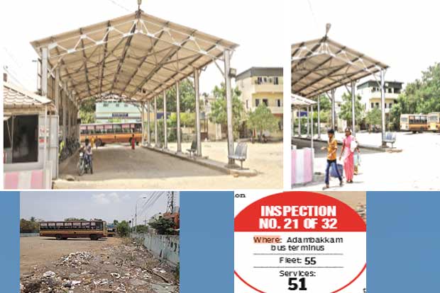Commuter inconvenience: Unpaved floors make Adambakkam bus depot ...