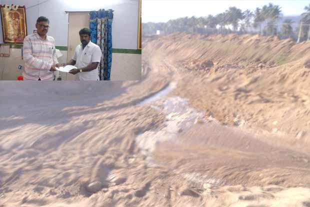 Sand mafia gives the slip to locals on night vigil