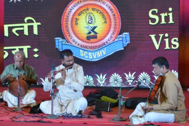 ‘Trinity of Carnatic music’ honoured at National music fest